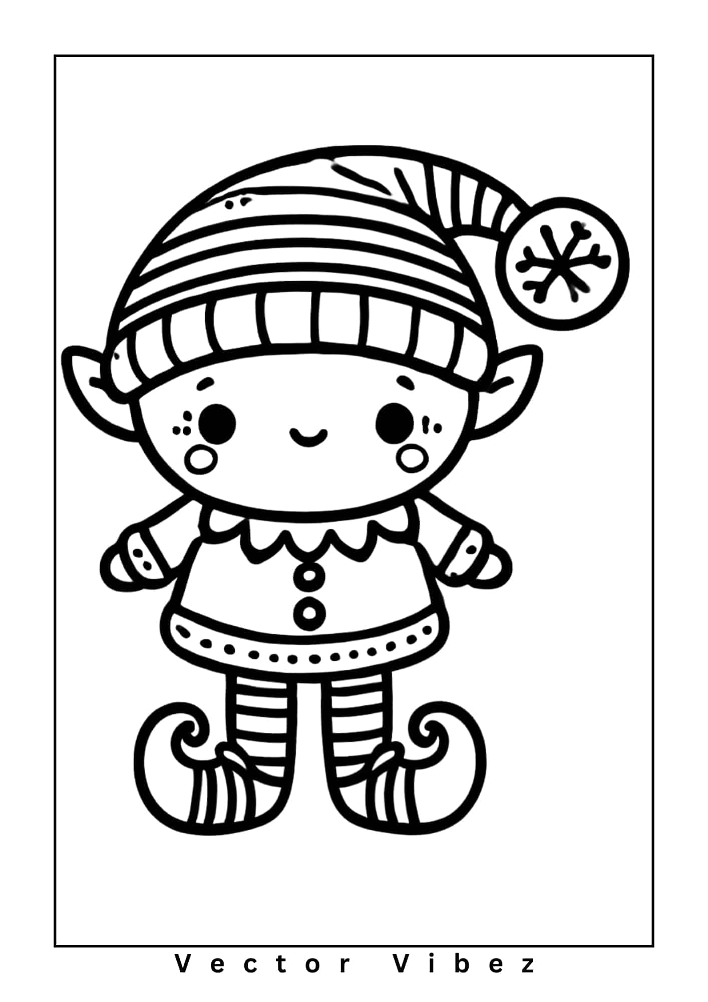 Free Christmas Coloring Book - Vector Vibez